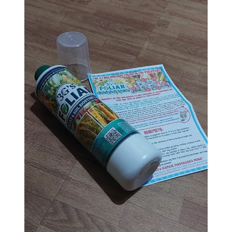 3G's FOLIAR PLANT AND SOIL BIO-STIMULANT (500ml) | Shopee Philippines