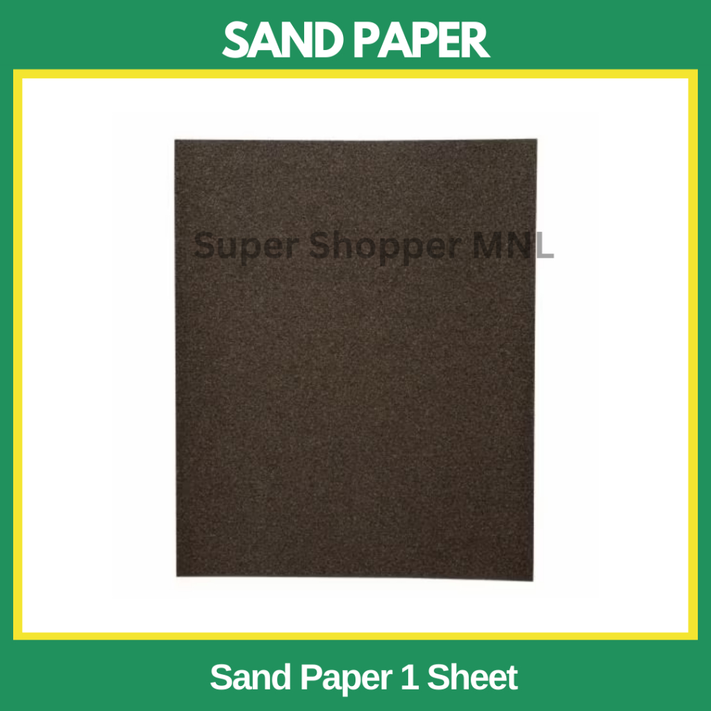 Sand Paper High Quality Grit | Shopee Philippines