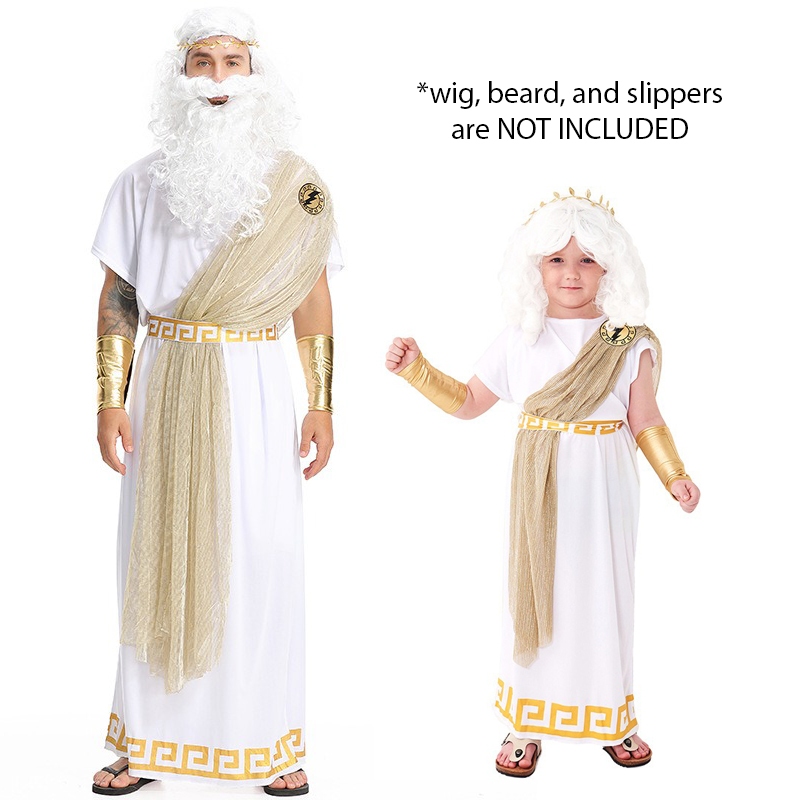 United Nations Greece Costume Greek God Zeus Cosplay for Kids Teens ...