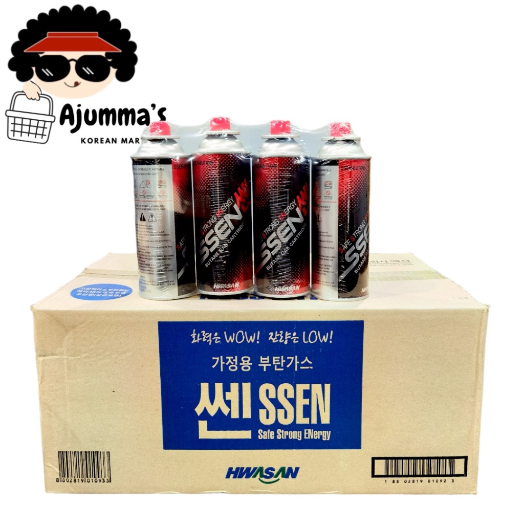 Per Box - Hwasan Ssen Butane Gas 220g - 28 cans per box | Shopee ...
