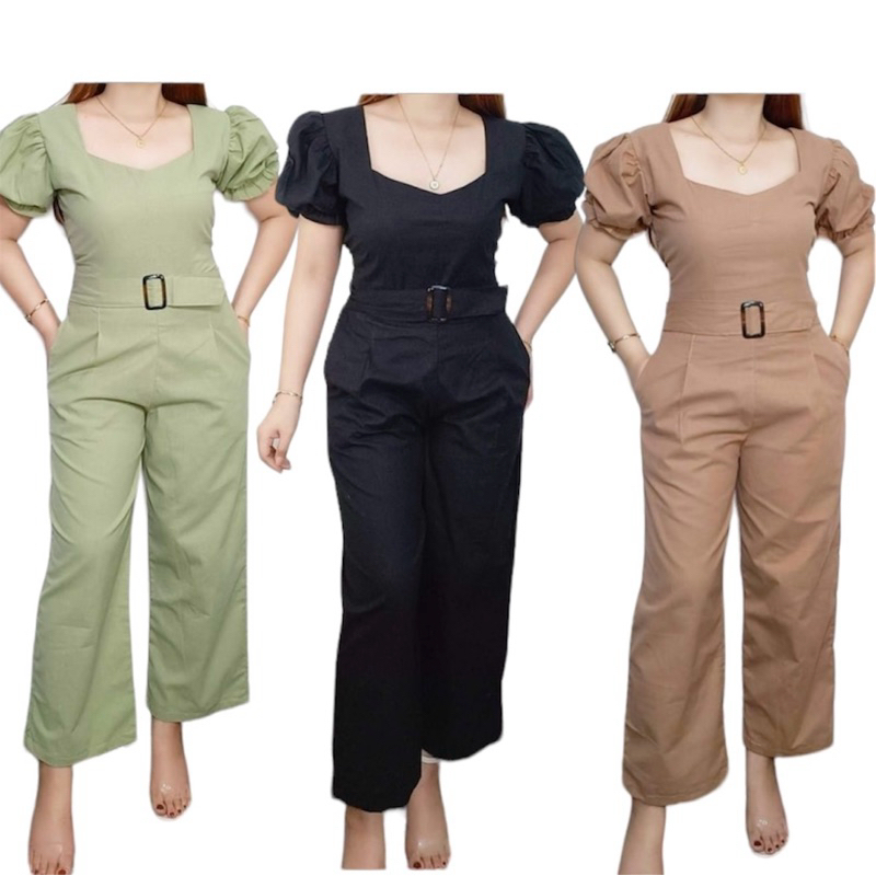 Olivia Puff Terno Pants | Shopee Philippines