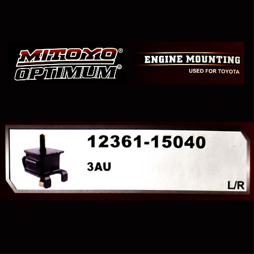 ENGINE MOUNTING 12361-15040 TOYOTA 3AU L/R OPTIMUM (PER PIECE) | Shopee ...