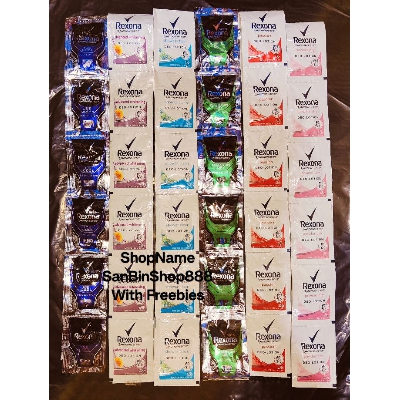 Rexona NEW PACAKGING REXONA⚡BUO 12pcs⚡ Rexona 12pcs Sachet (1 Dozen ...