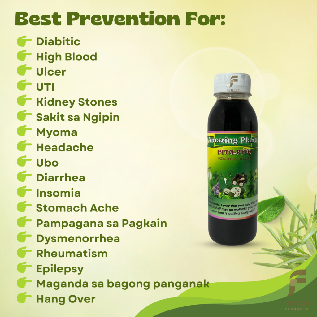 Pito-Pito Plus Herbal Drink by Amazing Plants | Shopee Philippines