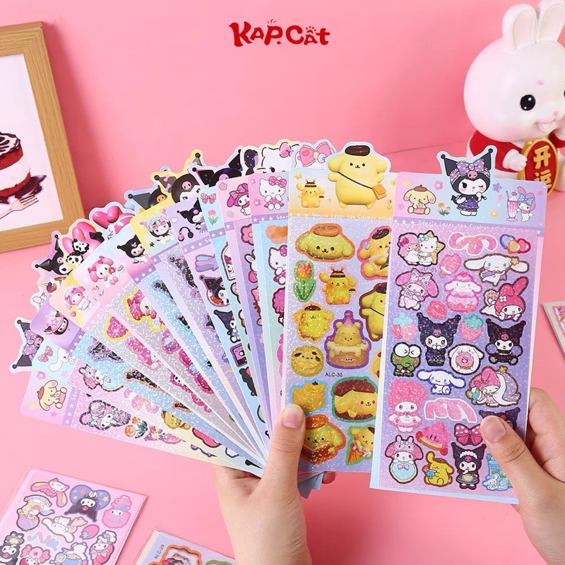 KAP.CAT 1PCS SANRIO ALC STICKER RANDOM (9.5 x22.5） | Shopee Philippines