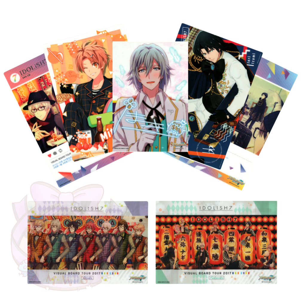 IDOLiSH7 i7 Bandai Clear Visual Poster Visual Board Jumbo Carddass ...