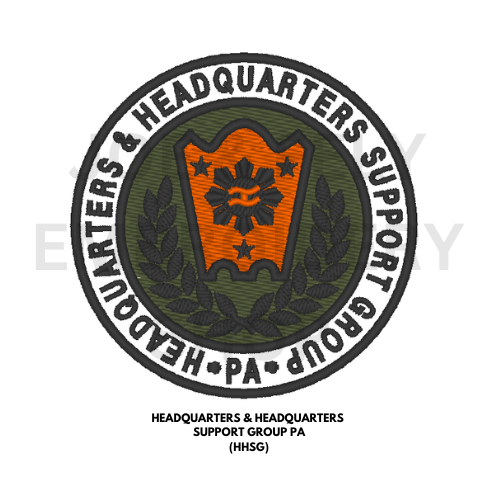 HEADQUARTERS & HEADQUARTERS SUPPORT GROUP PATCHES PHILIPPINE ARMY (W/o ...
