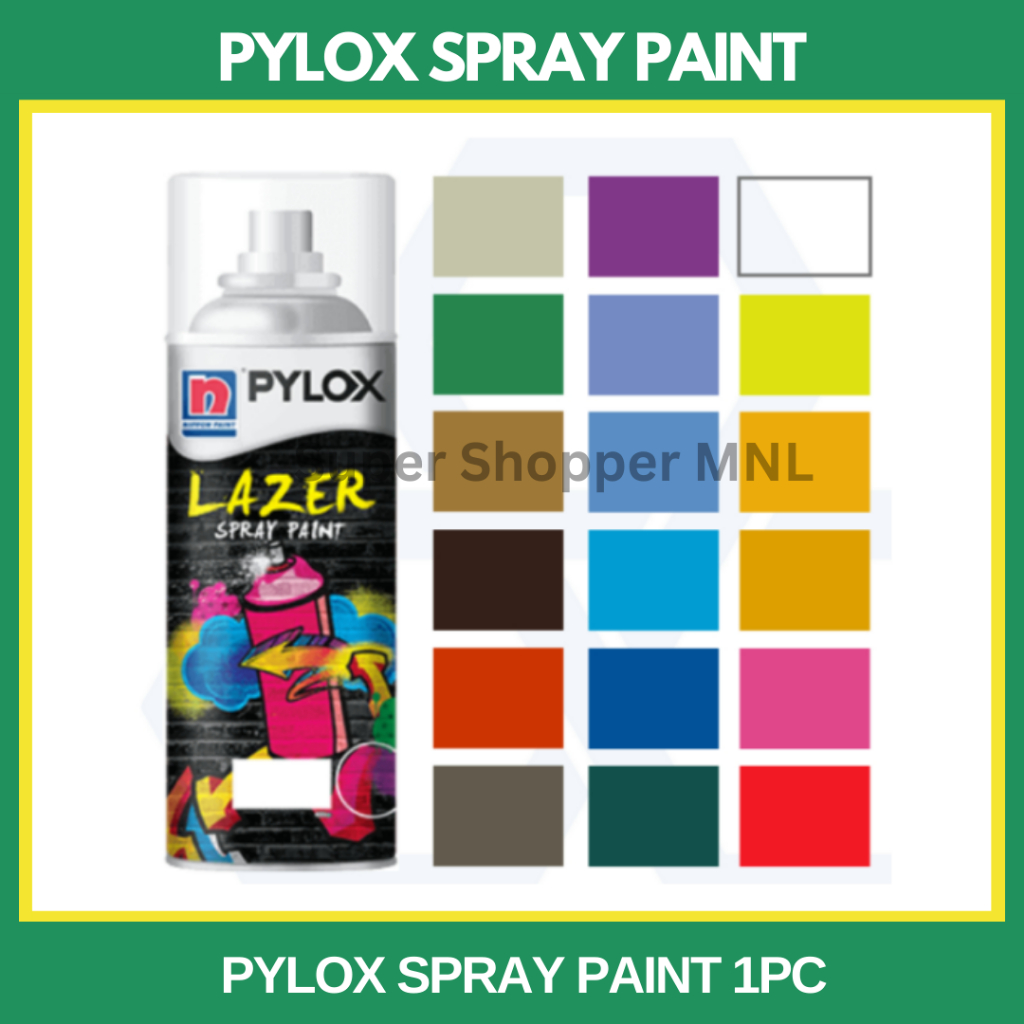 DIY Pylox Spray Paint 400cc - Basic Color | Shopee Philippines