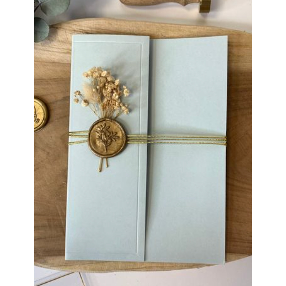 Half Fold Cover Wedding Invitation / invitation Card | Shopee Philippines