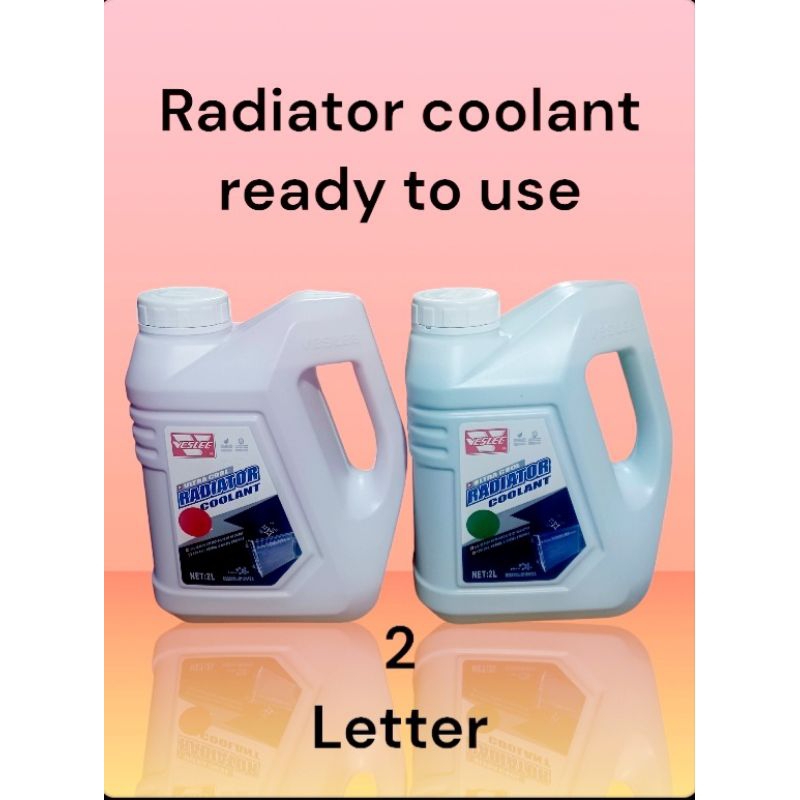 2 Letter Radiator Coolant Ready to use veslee brand available color ...