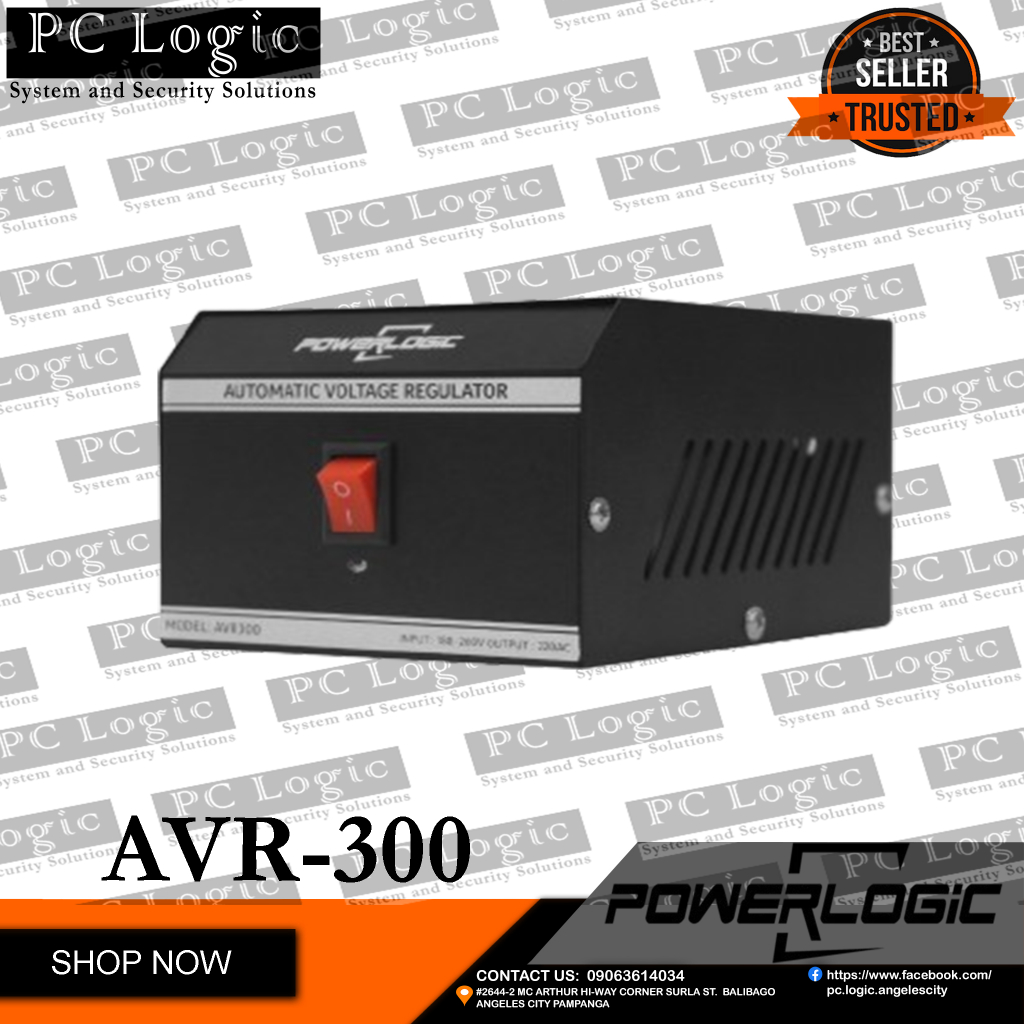 Powerlogic AVR-300 Automatic Voltage Regulator | Shopee Philippines