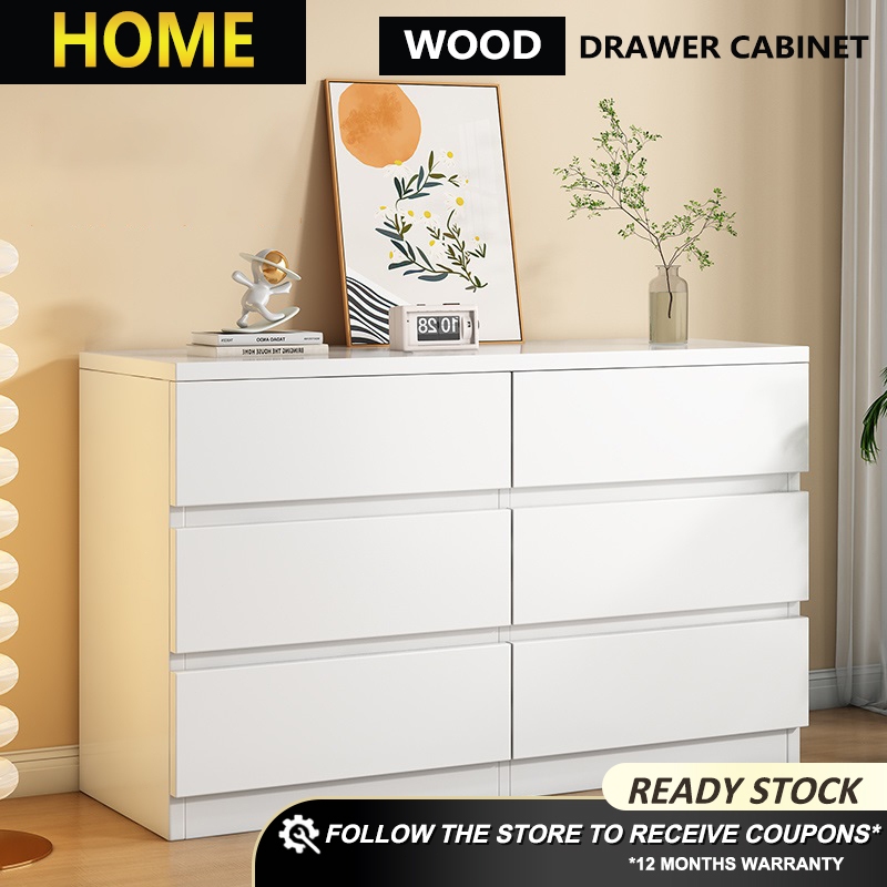 HOME FACTOR Drawer Cabinet Chest of drawers 2 in 1 Wooden chest of ...