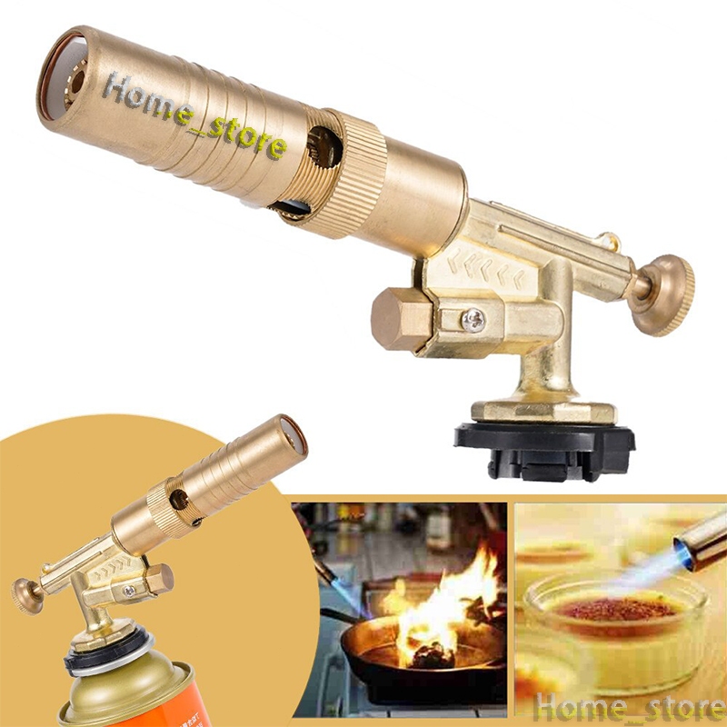 Welding Torch Gas Burner Flame High Temperature Brass Copper Gas Torch ...