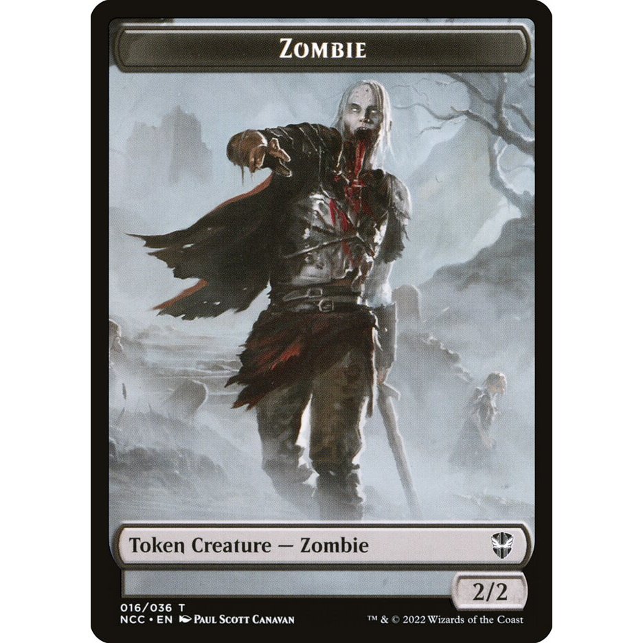 MTG Singles: Zombie // Drake Double-Sided Token - Commander: Streets of ...