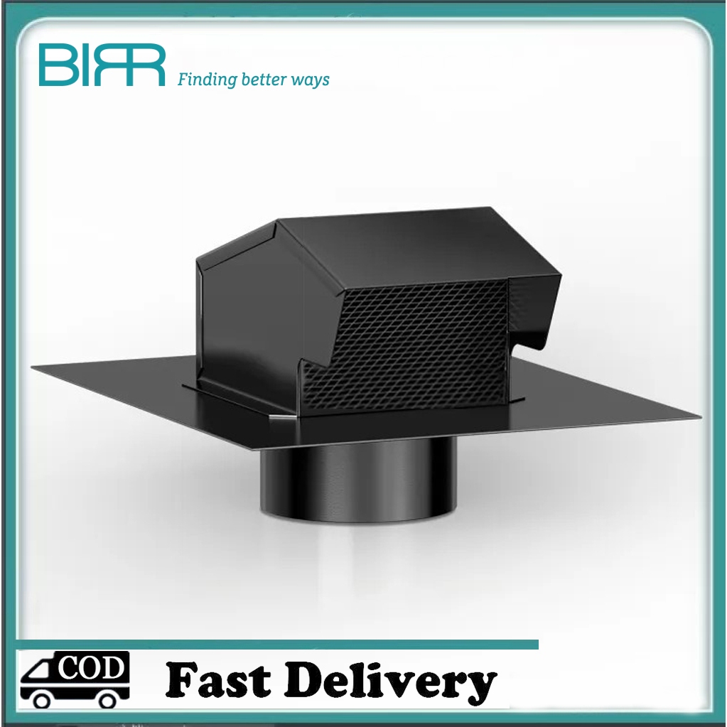 4'' Roof Vent Cap, Hon&Guan Roof Vents For Houses Galvanized Steel ...