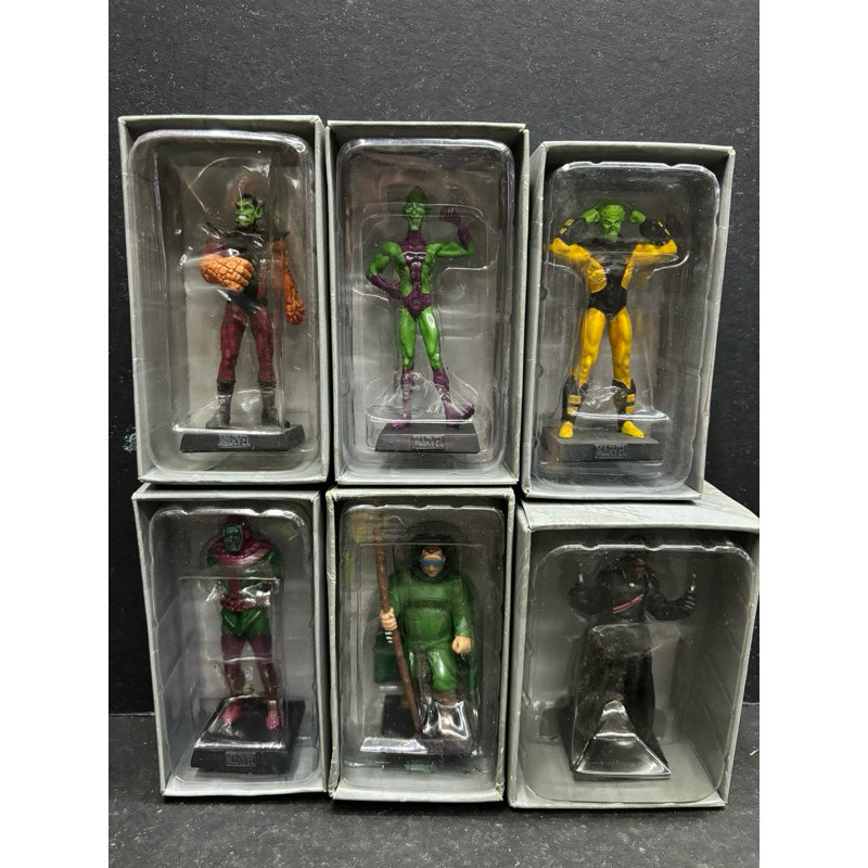 Eaglemoss Marvel Figurines- Kang, Red Skull, Mole Man, Super Skrull ...