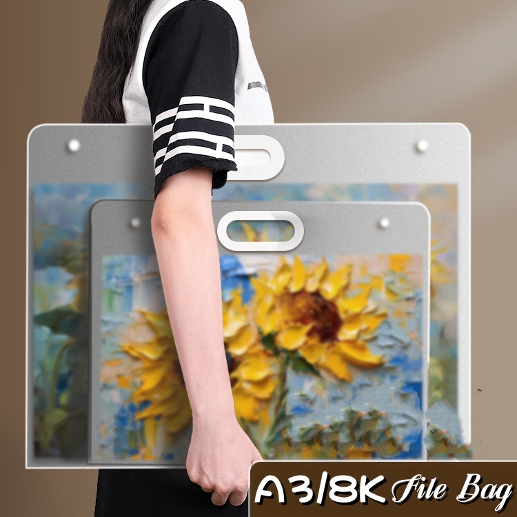 A3 Drawing Organizer Portable Envelope Bag File Organizer Document ...