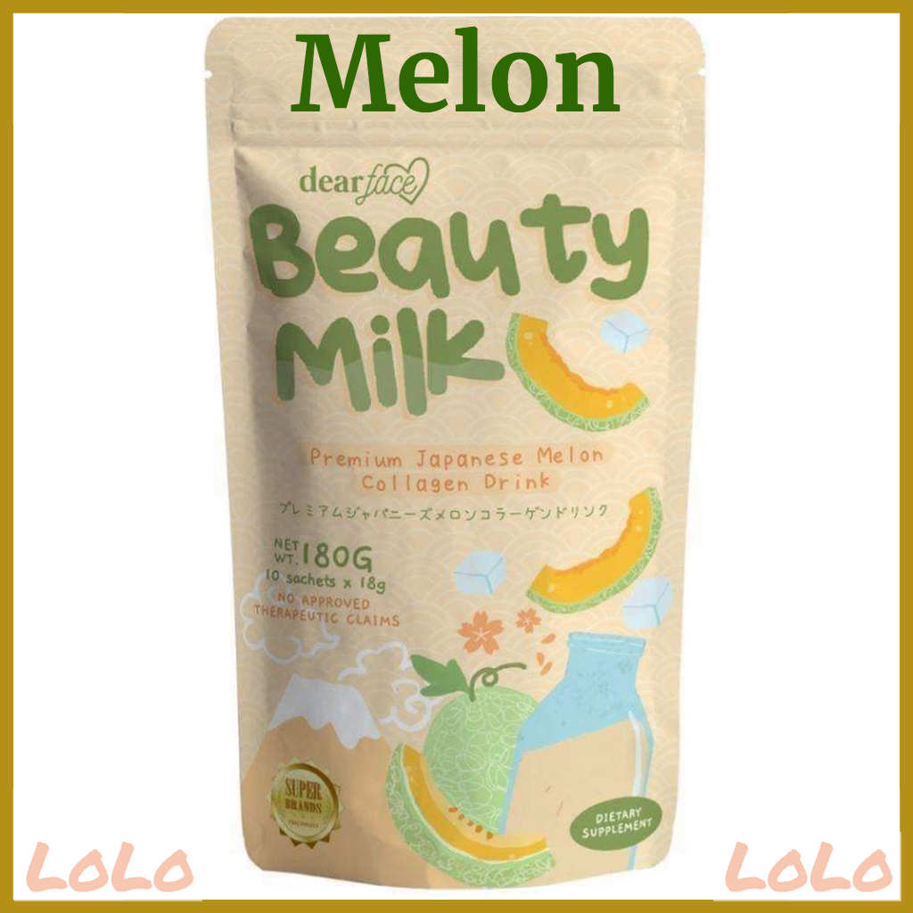 DEAR FACE Beauty Milk Collagen Drink Melon Collagen Beauty milk DF 10 ...