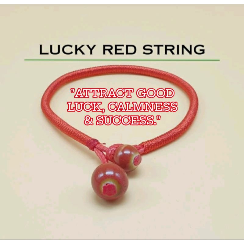 Lucky Red String Bracelet Charms Blessed ready to use | Shopee Philippines