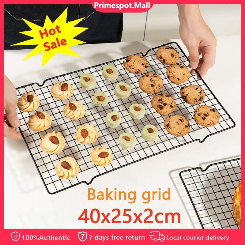 40x25x2cm Metal Baking Cooling Rack Net Nonstick Bread Drying Baking ...