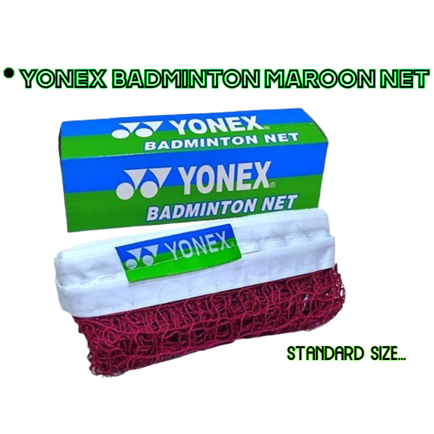 Yonex Badminton Net Nylon (Maroon) | Shopee Philippines