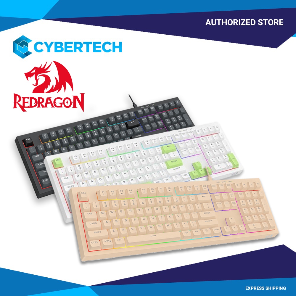 Redragon K518-RGB Crux Wired RGB Membrane Keyboard | Shopee Philippines