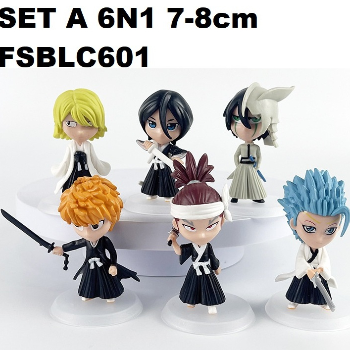 SALE !!! FIGURES SET BLEACH SET A 6N1 FSBLC601 (7-8 CM) | Shopee ...