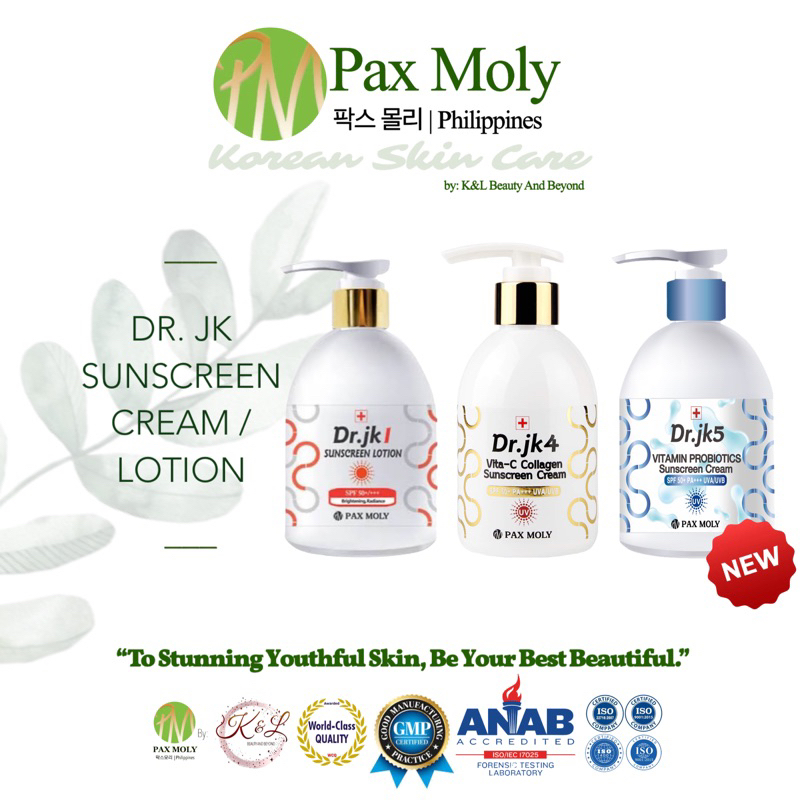 Pax Moly Dr. JK Lotion, Sunscreen Cream | Shopee Philippines