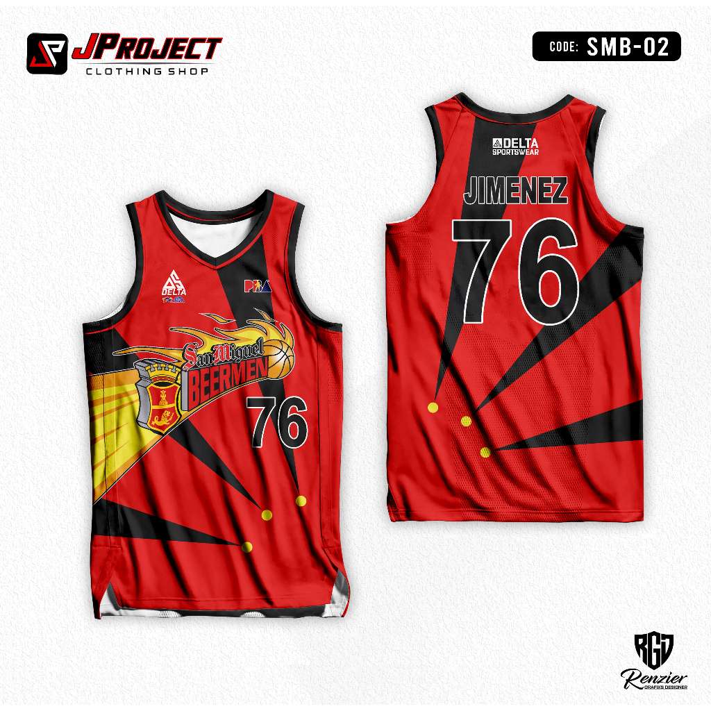 PBA JPROJECT PREMIUM BASKETBALL JERSEY (E) | Shopee Philippines