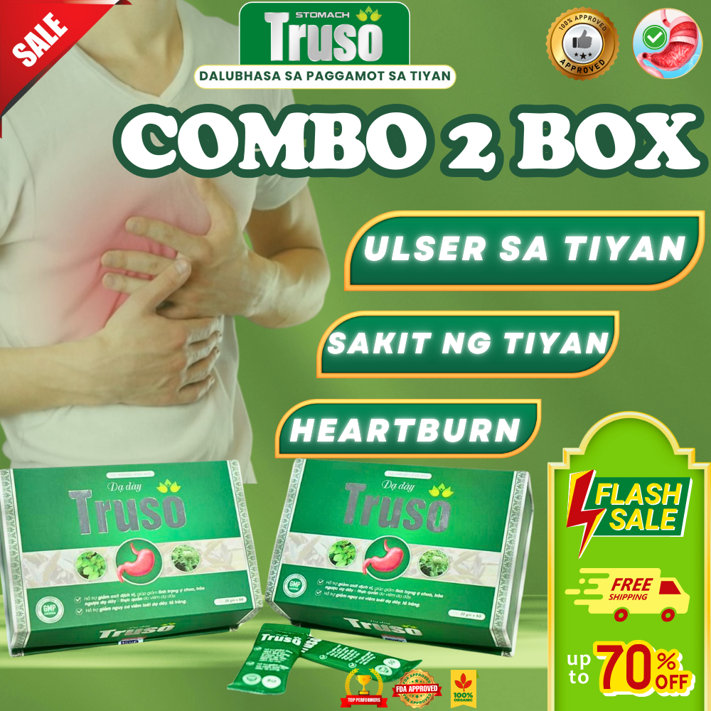 2 Box Stomach Truso Tinatrato acid reflux, ulcers tiyan, radikal ...