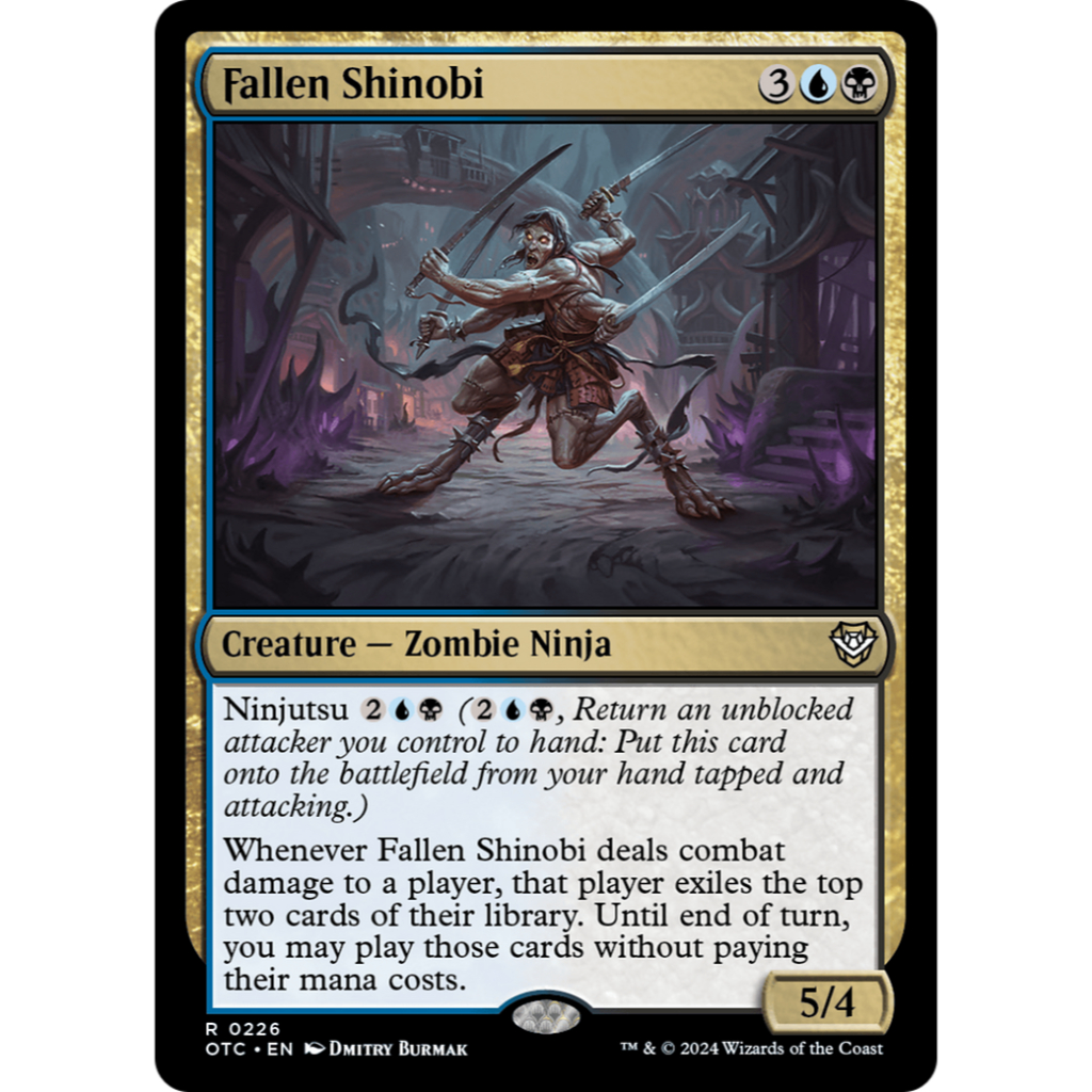 fallen-shinobi otc-226 Proxy Playtest Card | Shopee Philippines