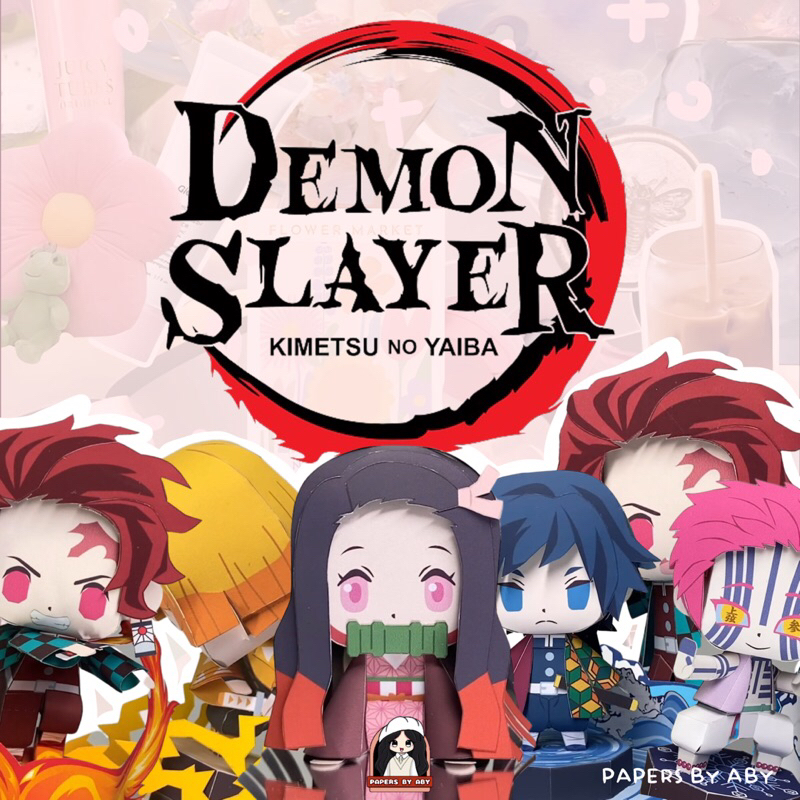 Demon Slayer Version 3 Paper Anime Action Figure | Paper Crafts ...