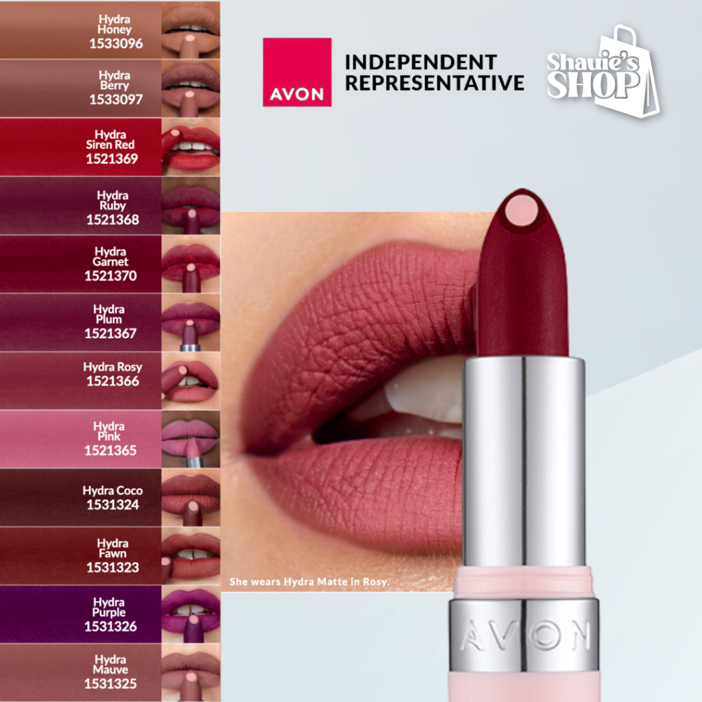 AVON Hydramatic Matte Lipstick with Hydrating Hyaluronic Core | Shopee ...