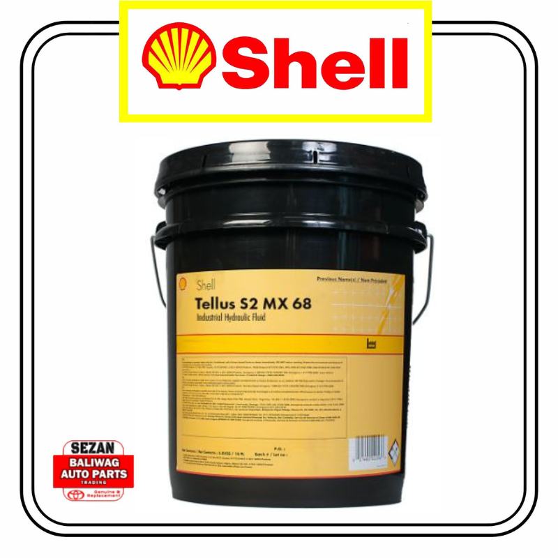 SHELL TELLUS S2 MX 68 HYDRAULIC FLUID FOR INDUSTRIAL 20 LITERS (1PAIL ...