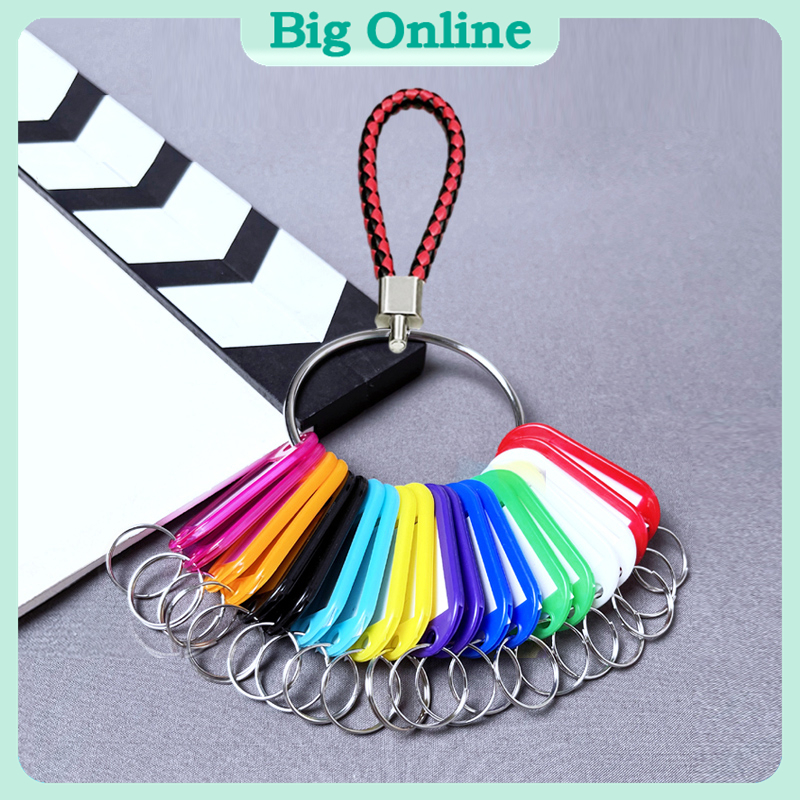 20-Bit Key Management Key Organizer Ring With Number Plates Keychain ...