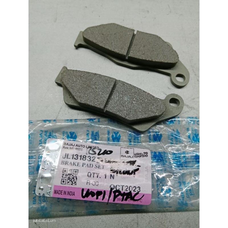 Kawasaki Bajaj Rouser Dominar 400 UG ABS Front Brake Pad (Genuine ...