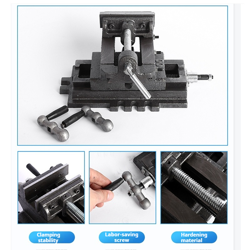 Two-Way Movement Bench Drill Operating Platform Flat Tongs Precision ...