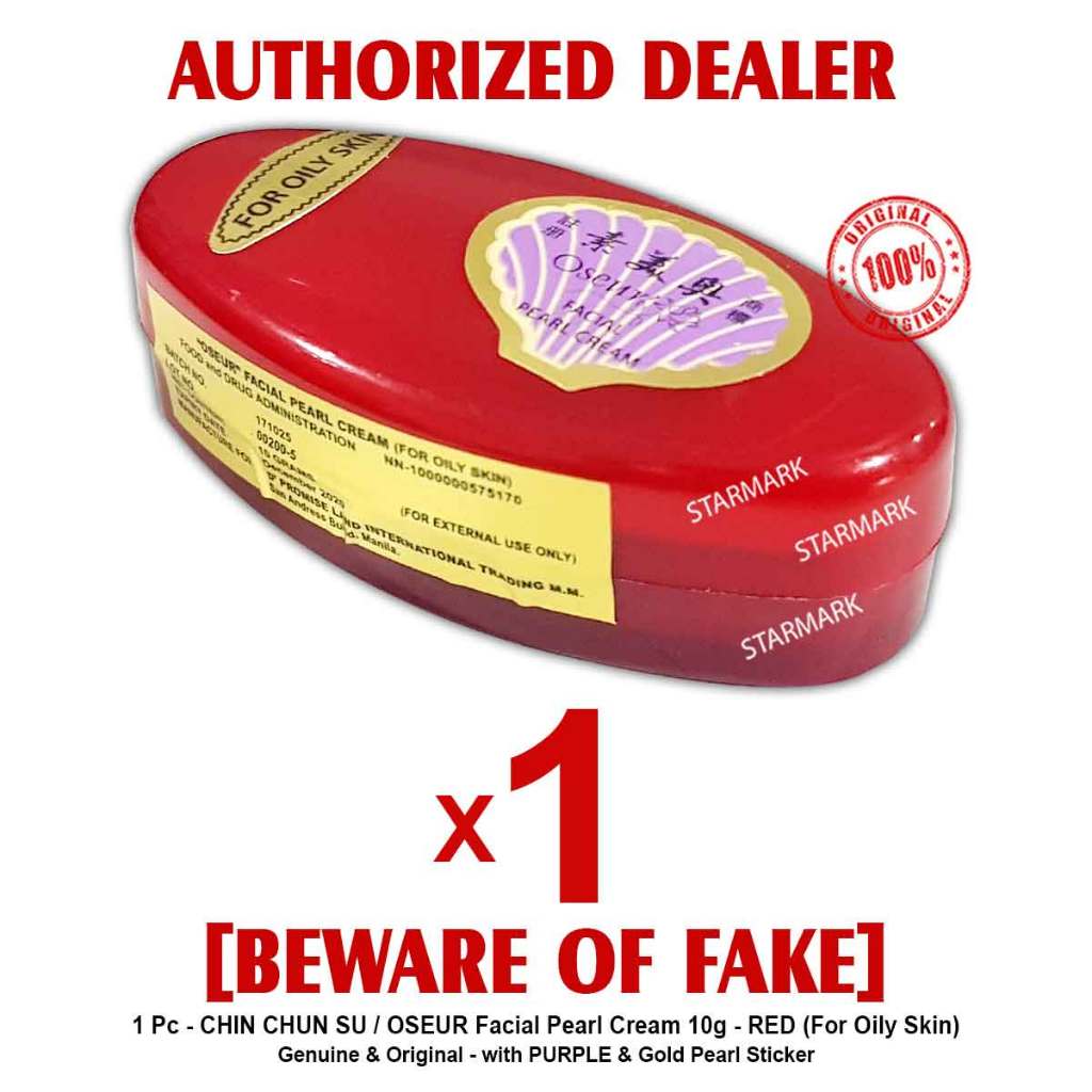 Chin Chun Su Cream Oseur Pearl Facial Creams 10g each Red with Purple ...
