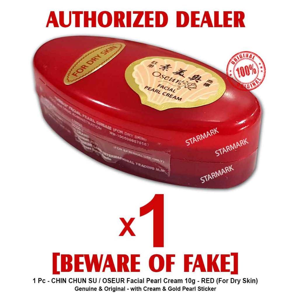 Chin Chun Su Cream Oseur Pearl Facial Creams 10g each - Red with Cream ...