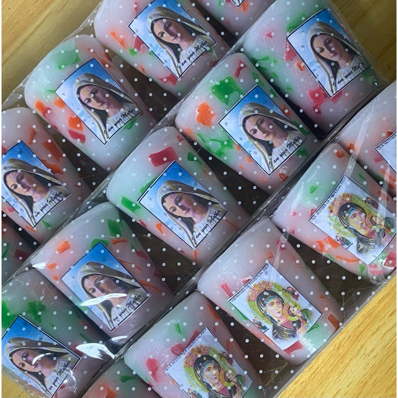 Candles for undas..Vigil #2,Pack of 5 chunks ,1pack laman ay 5candles ...