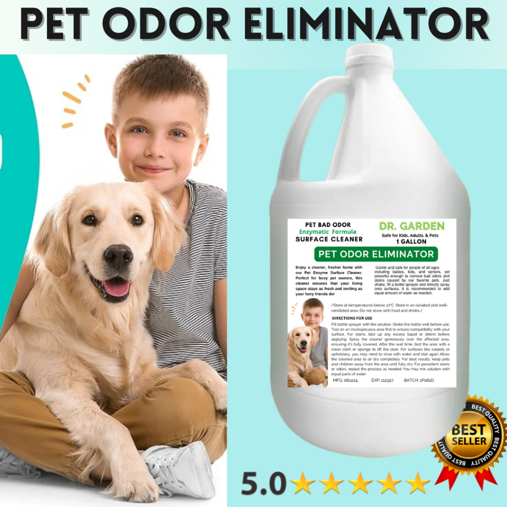 Doctor Garden Premium Poop & Pee Deodorizer/Disinfectant 3.8Liters -PET ...