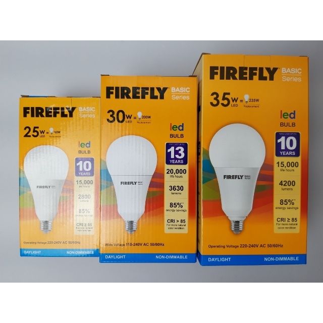 Firefly LED Bulb 25w, 30w, 35w (Daylight) | Shopee Philippines
