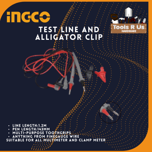 INGCO Test Line and Alligator Set TL31432 | HANDTOOLS | MERVILLE ...