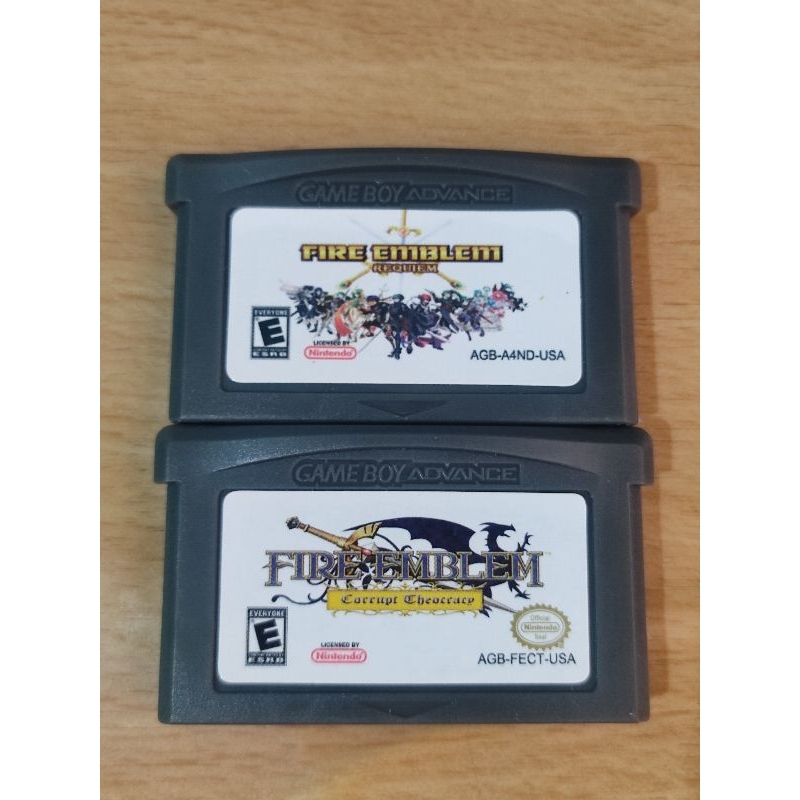 Gameboy Advance Fire Emblem Corrupt Theocracy and Requiem Games GBA ...