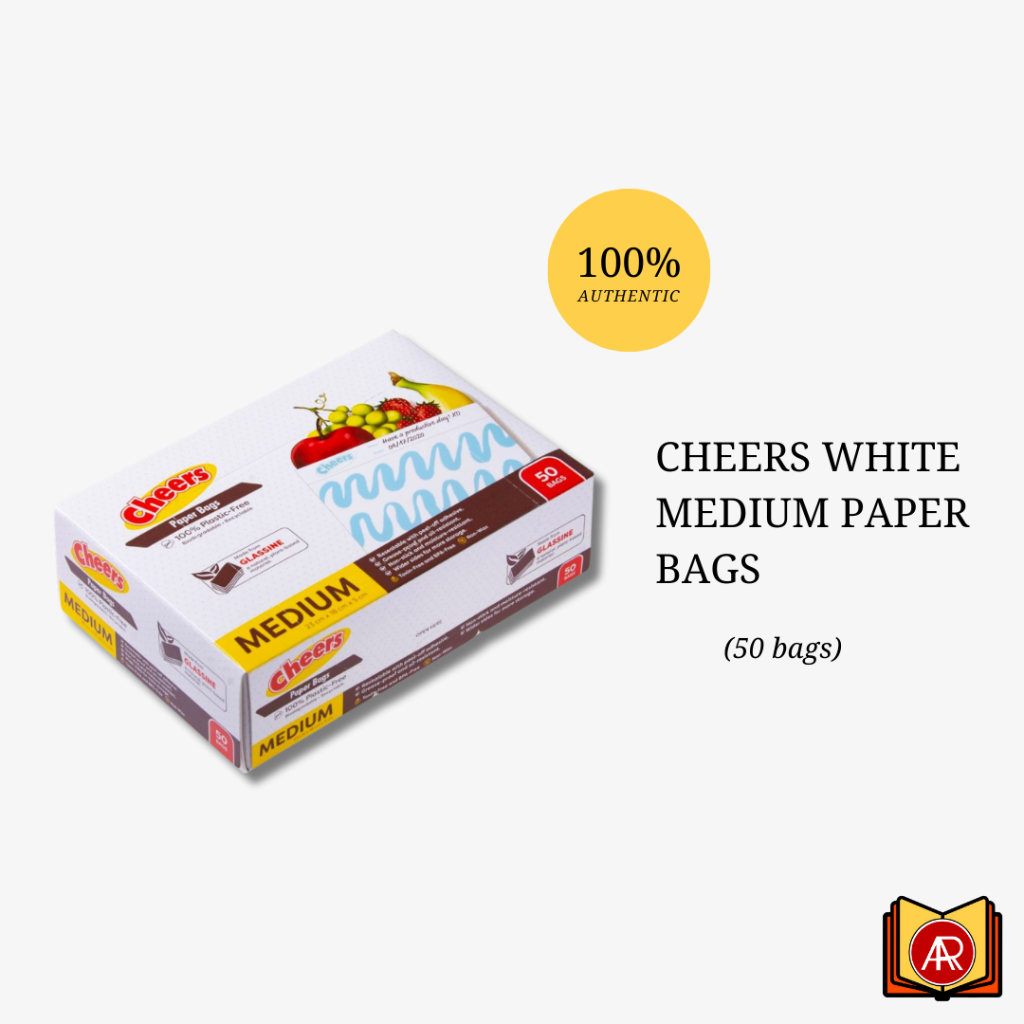Cheers White Medium Paper Bags (50 bags) | Shopee Philippines