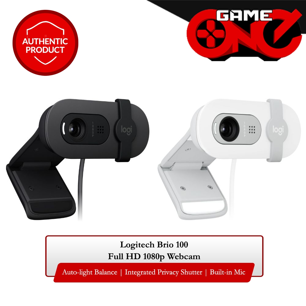 Logitech Brio 100 Full HD 1080p Webcam | Shopee Philippines