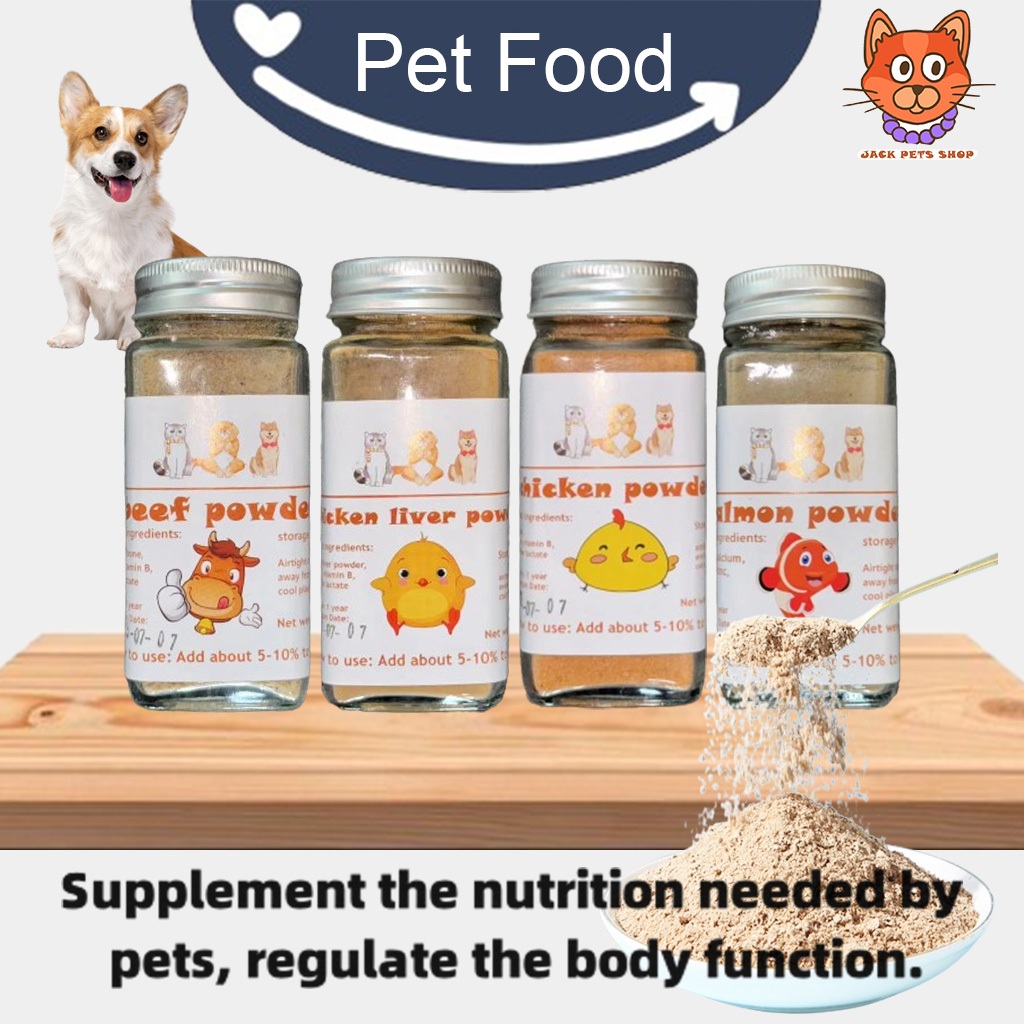 70g Pet Chicken Liver Powder beef powder dog food cat food Powder Pet ...
