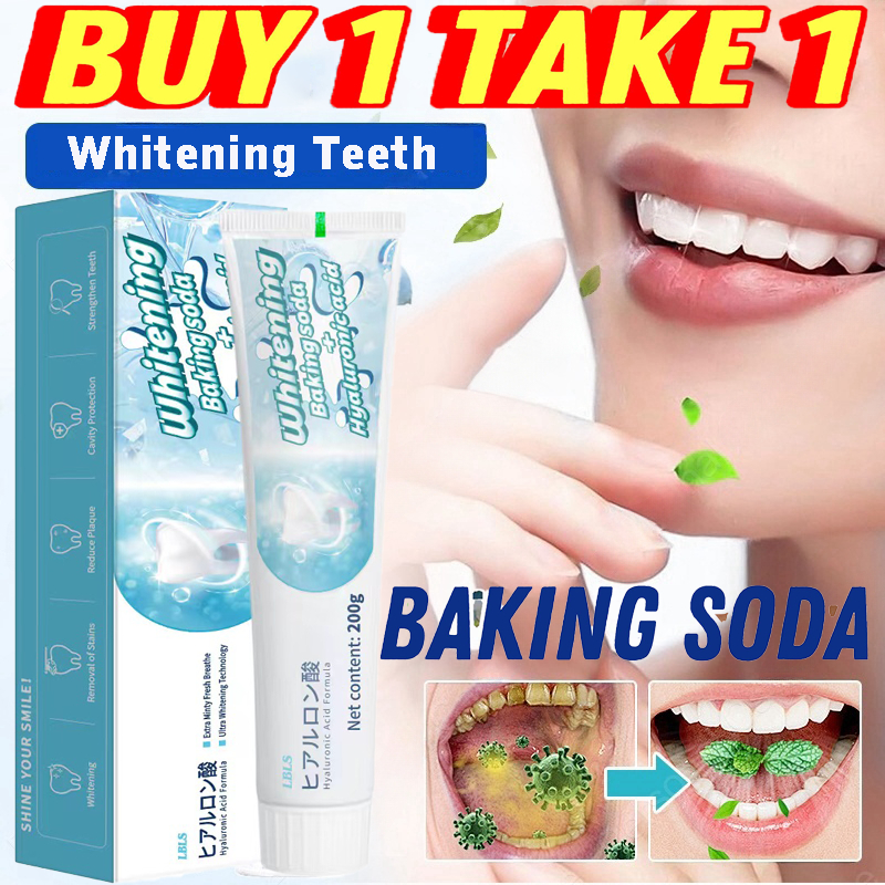 Scoban teeth Whitening toothpaste Peppermint baking soda Removes Tooth ...
