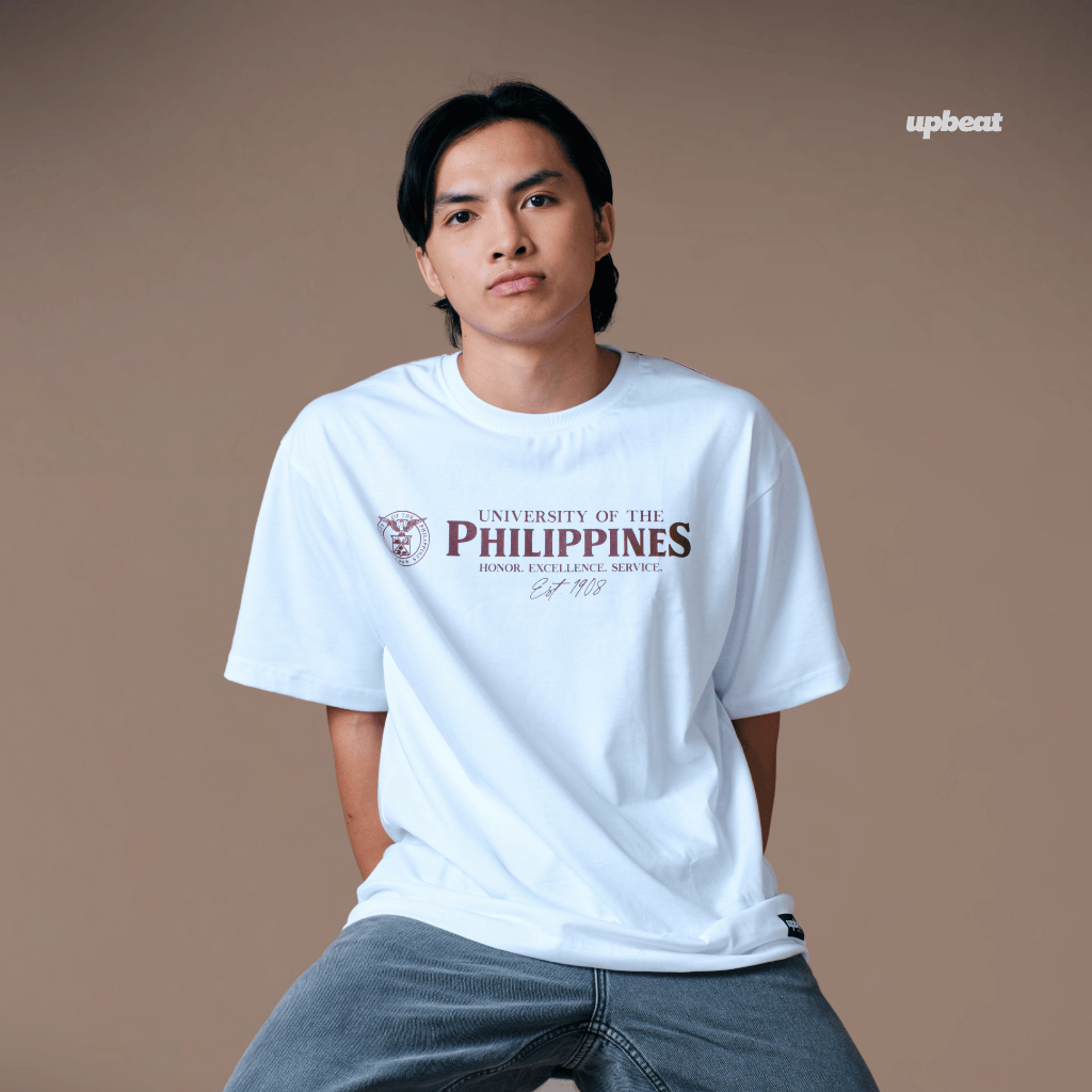 UPBEAT-University of the Philippines-UP Shirt 2024 WHITE | Shopee ...