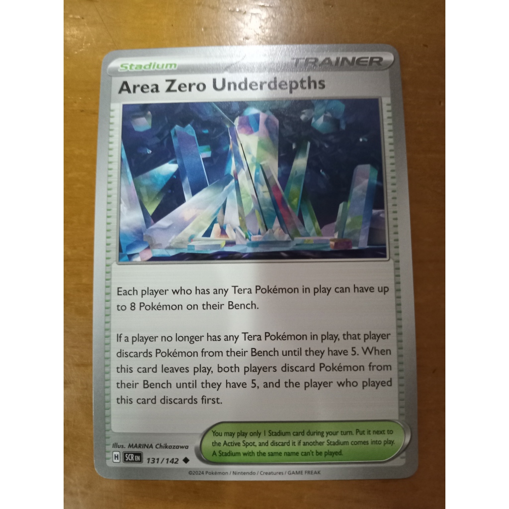 Area Zero Underdepths - 131/142 - Uncommon SCR Stellar Crown Pokemon ...